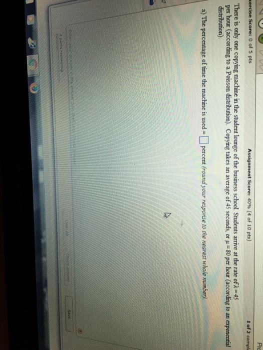 Solved There is only one copying machine in the student | Chegg.com