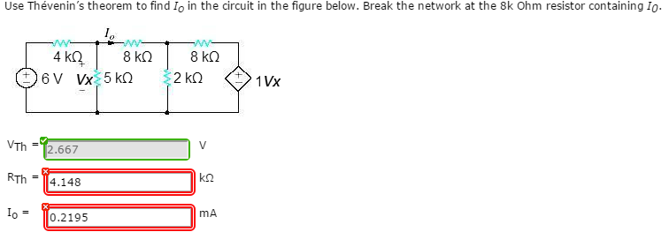 Solved Use Thévenin’s theorem to find Io in the circuit in | Chegg.com