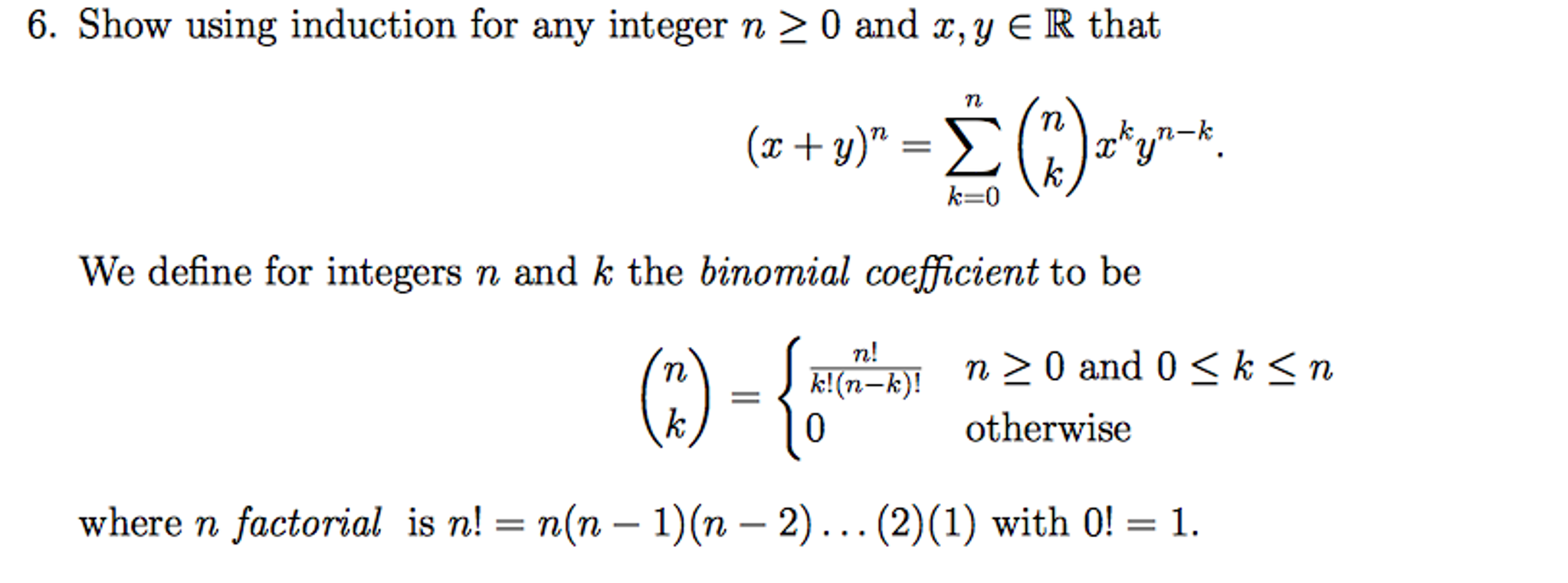 Solved Show using induction for any integer n | Chegg.com