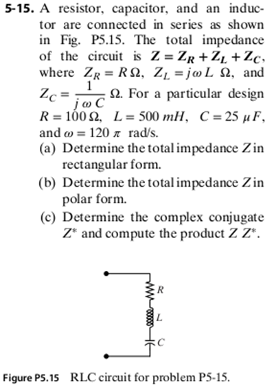 Solved A resistor, capacitor, and an inductor are connected | Chegg.com