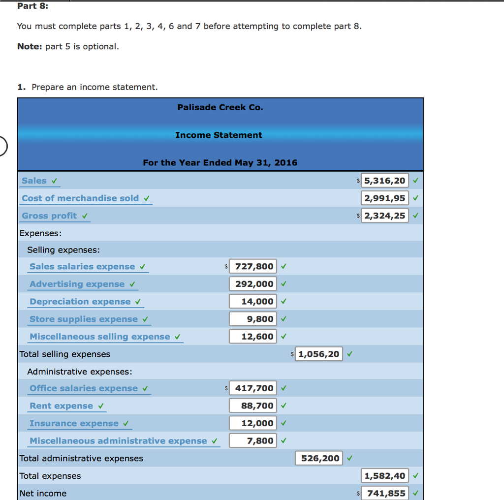 Solved Comprehensive Problem 2 Part 1-10: I finished the | Chegg.com Solved Comprehensive Problem 2 Part 1-10: I finished the | Chegg.com