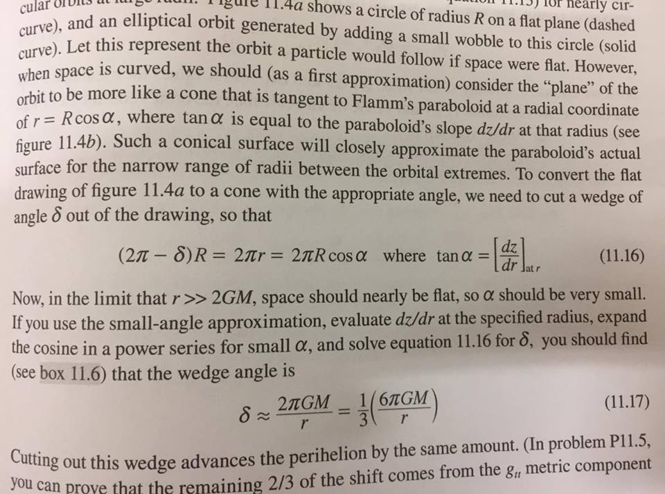 Solved 11. PRECESSION OF THE PERIHELION X 1 1.6 Calculating | Chegg.com