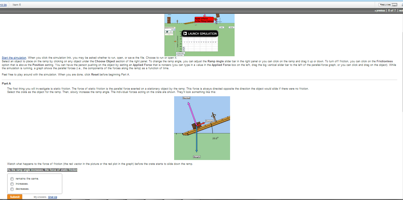 Solved: Start The Simulation. When You Click The Simulatio... | Chegg.com