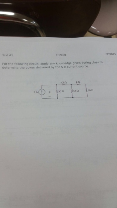 Solved For the following circuit, apply any knowledge given | Chegg.com