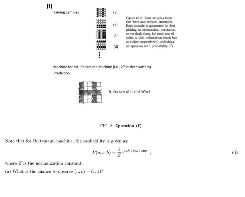 Solved 4 Boltzmann Machine Training Consider a Boltzmann | Chegg.com