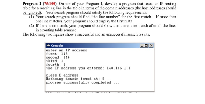 Program 2 (5/100): On top of your Program 1, develop | Chegg.com