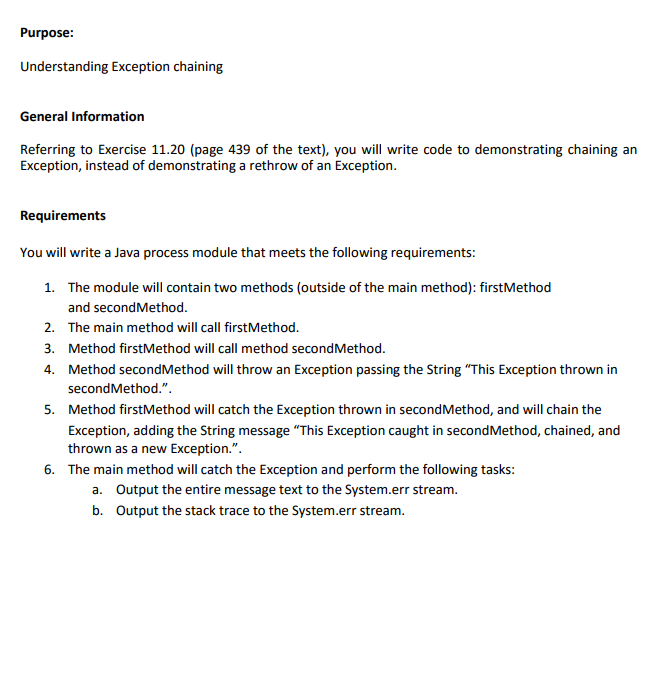 Solved JAVA only please Write a program that illustrates | Chegg.com