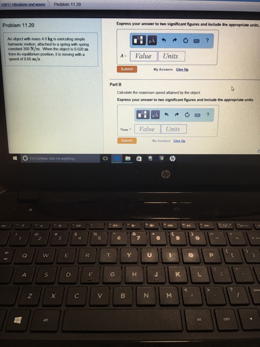 Solved An object with mass 4.0 kg is executing simple | Chegg.com