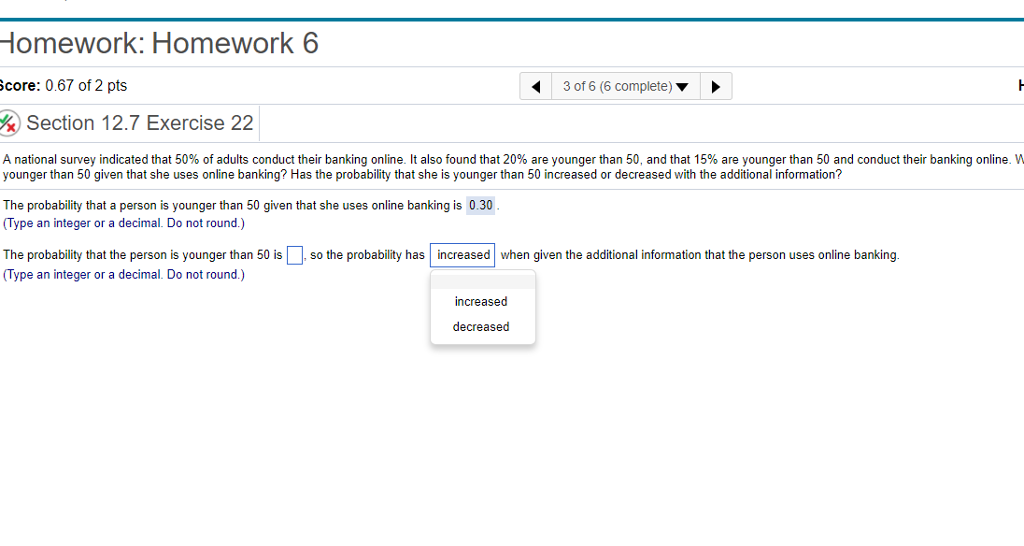 Solved Omework Homework 6 Core 0 67 Of 2 Pts Section