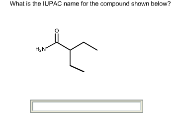 Solved What is the IUPAC name for the compound shown below? | Chegg.com