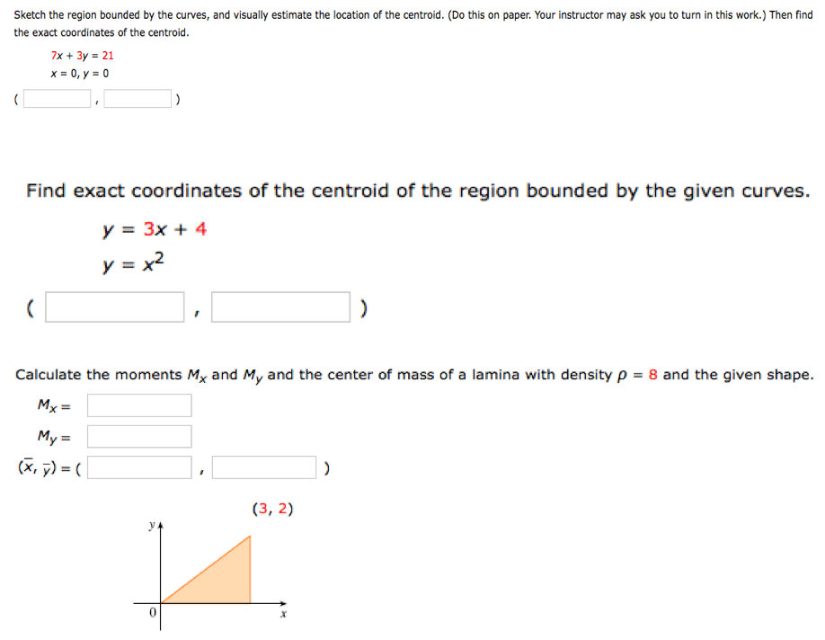 Solved Sketch the region bounded by the curves, and visually | Chegg.com