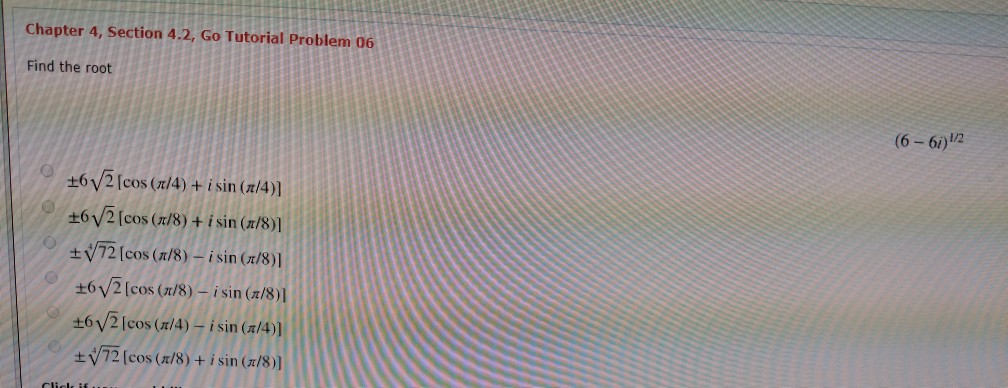 Solved Chapter 4, Section 4.2, Go Tutorial Problem 06 Find | Chegg.com