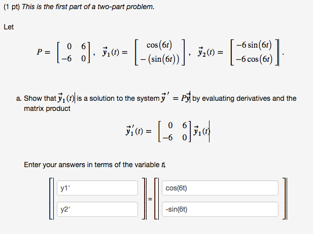 Solved This is the first part of two-part problem. This is | Chegg.com