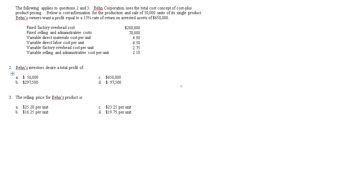 Solved I found the answer to number 2 to be $97,500. Please | Chegg.com