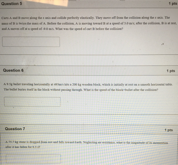 Solved Carts A and B move along the x axis and collide | Chegg.com