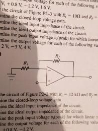 Solved Part 1) consider the non-inverting circuit shown with | Chegg.com
