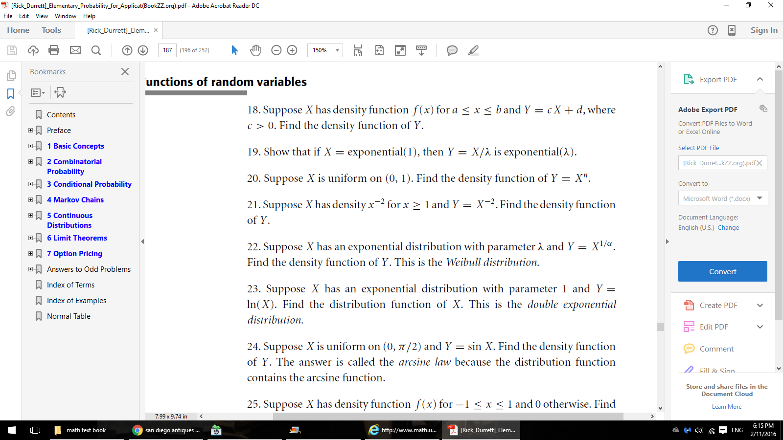 Solved Suppose X has density function f(x) for a x b and Y = | Chegg.com Solved Suppose X has density function f(x) for a x b and Y = | Chegg.com