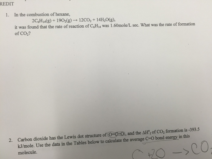 Solved In the combustion of hexane, 2C_6H_14(g) + 19O_2(g) | Chegg.com