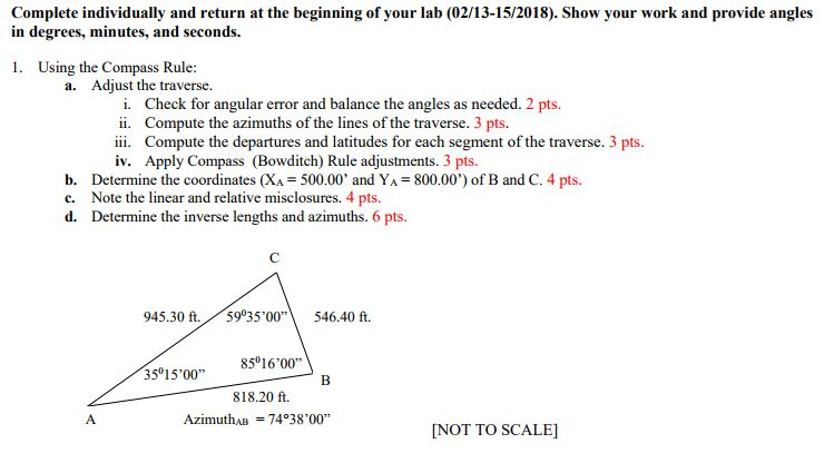 Solved Complete individually and return at the beginning of | Chegg.com