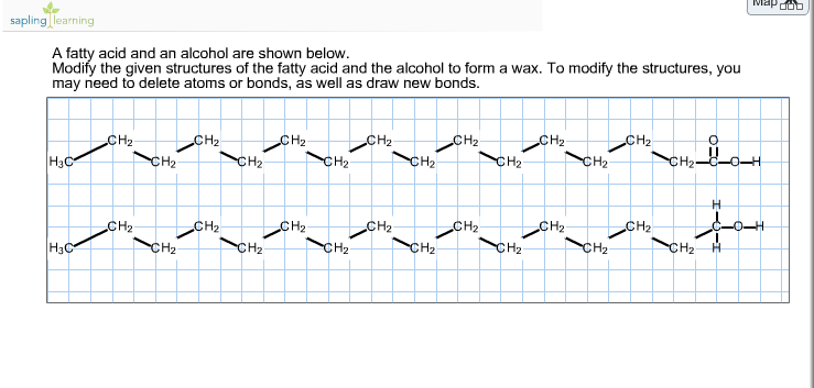 Solved A fatty acid and an alcohol are shown below. Modify | Chegg.com