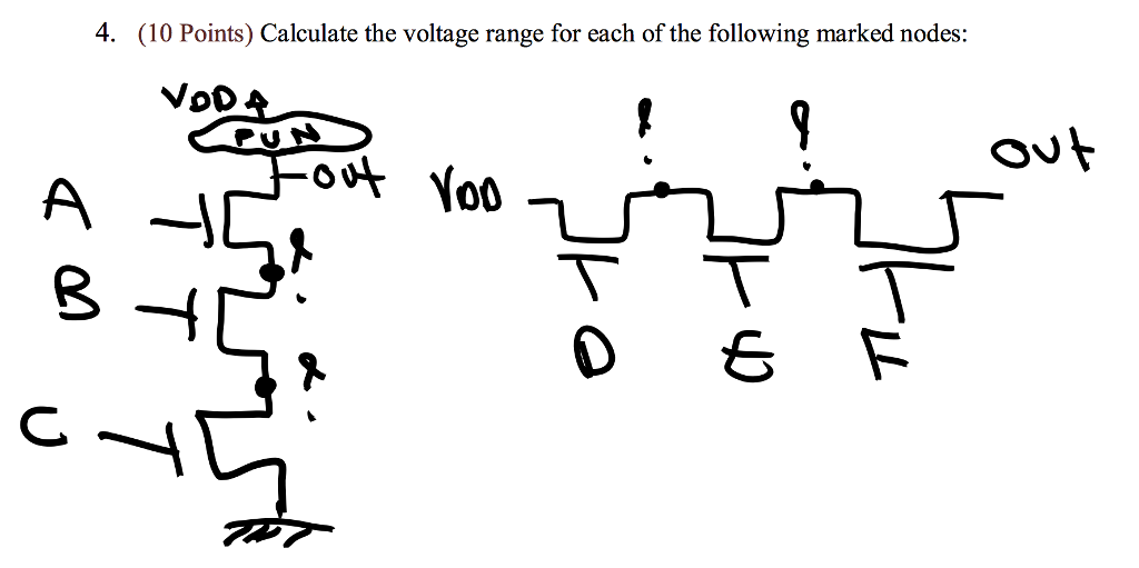Solved Calculate the voltage range for each of the following | Chegg.com