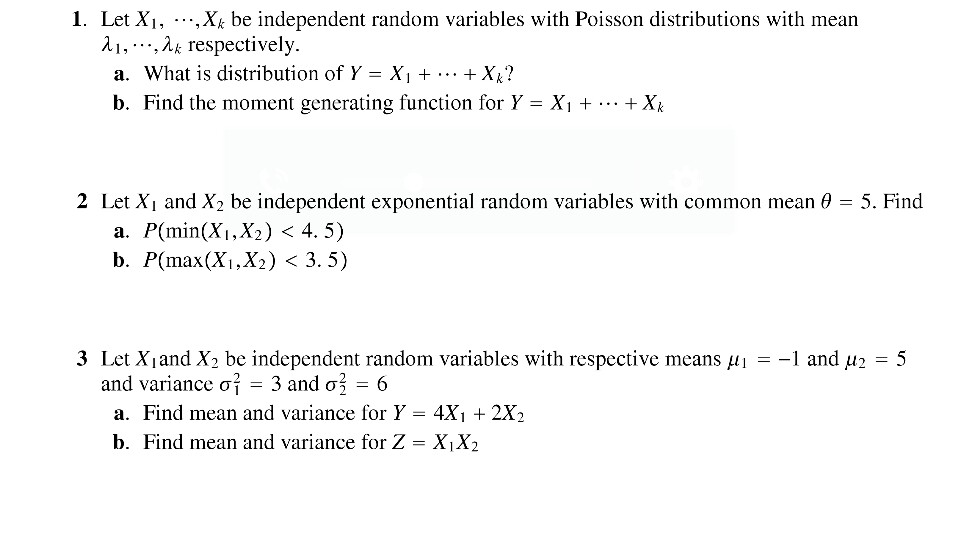 Solved 1. Let X1,...,Xk be independent random variables | Chegg.com