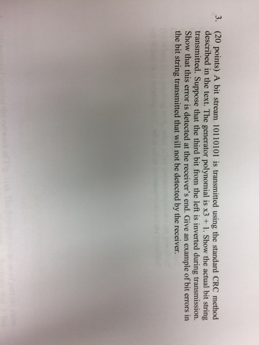 Solved A bit stream 10110101 is transmitted using the | Chegg.com