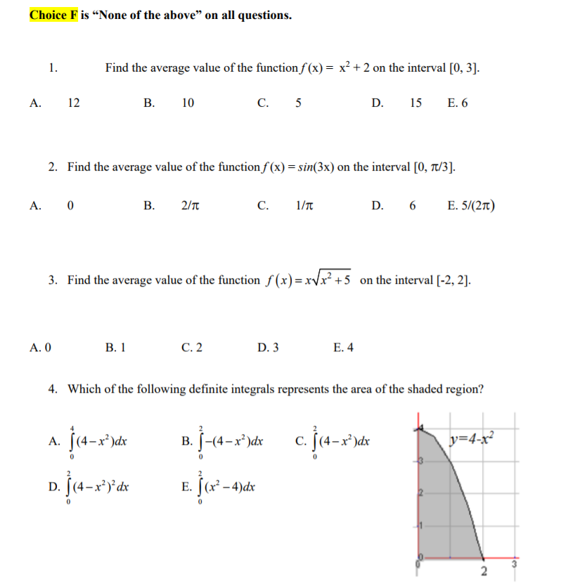 How To Find Average Value Over An Interval - Average value of function ... How To Find Average Value Over An Interval - Average value of function ...