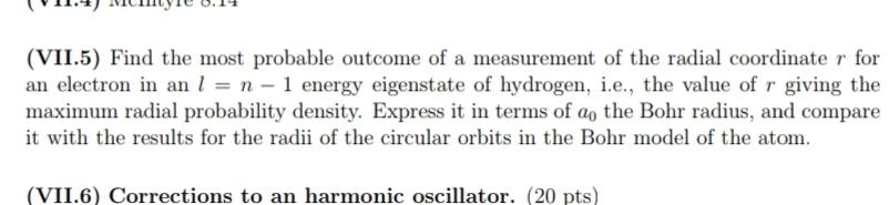Solved (VII.5) Find the most probable outcome of a | Chegg.com