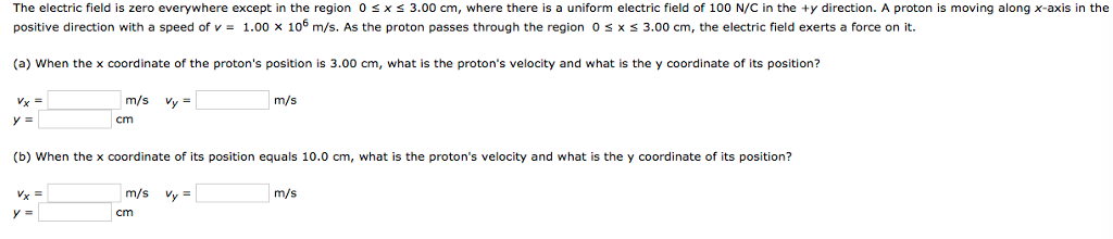 Solved The electric field is zero everywhere except in the | Chegg.com