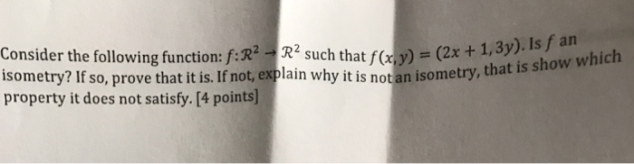Solved Consider the following function: f: R^2 rightarrow | Chegg.com