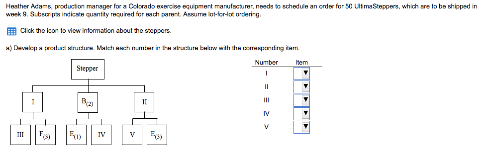 Solved Heather Adams, production manager for a Colorado | Chegg.com