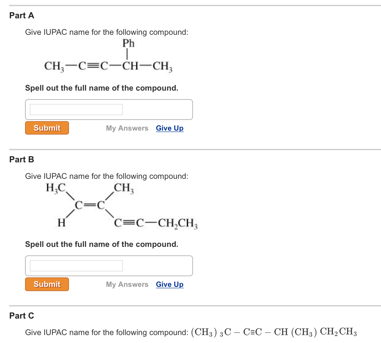 Solved Please name all 5 compounds. Thanks | Chegg.com
