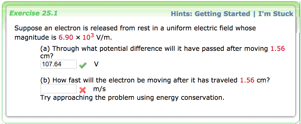 Solved Exercise 25.1 Hints: Getting Started | I'm Stuck | Chegg.com