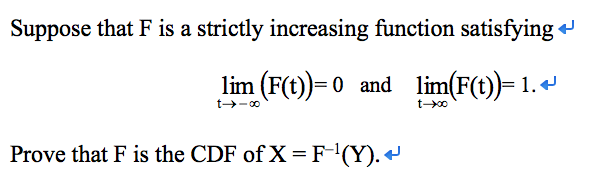 Solved Suppose That F Is A Strictly Increasing Function