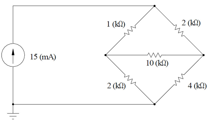 Solved How many nodes are in the following circuit? A)2; | Chegg.com
