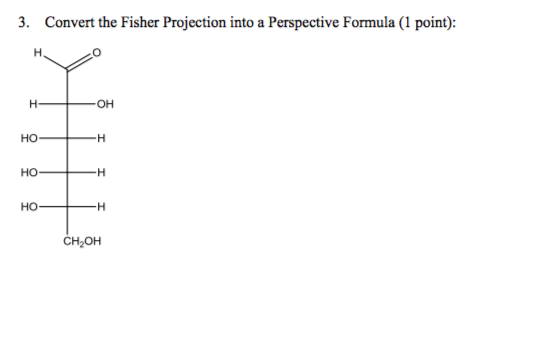 Solved 3. Convert the Fisher Projection into a Perspective | Chegg.com