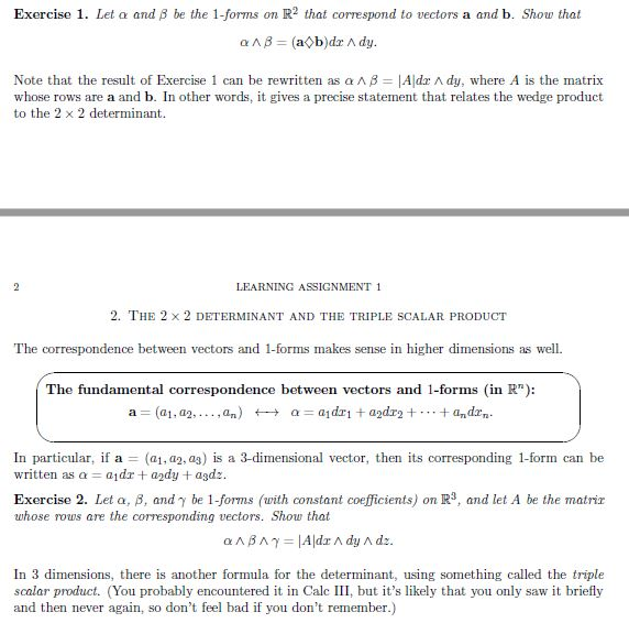 Solved I need the solution to both the exercise 1 and 2, in | Chegg.com