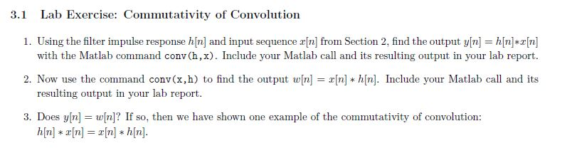 Solved 1. Write a Matlab convolution function that generates | Chegg.com