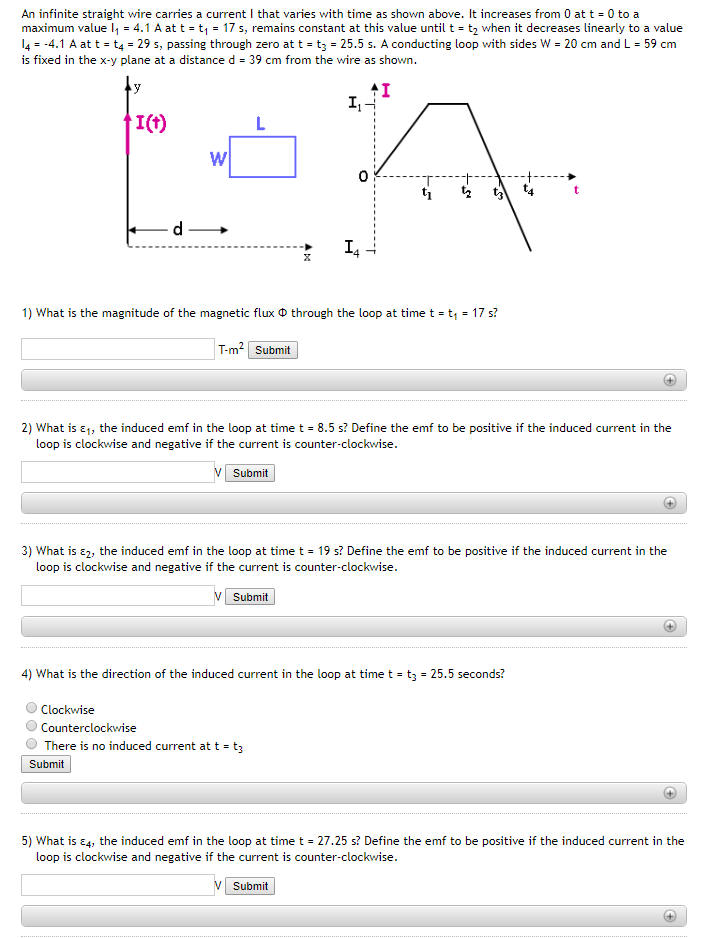 Solved An infinite straight wire carries a current l that | Chegg.com