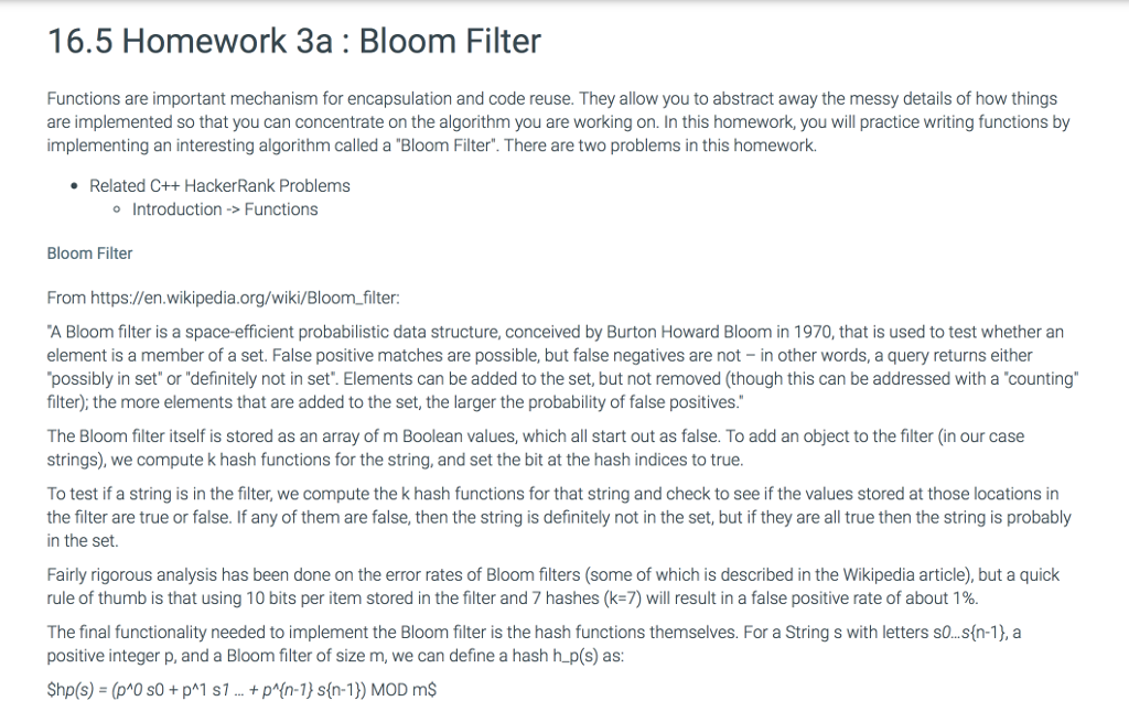 solved-16-5-homework-3a-bloom-filter-functions-are-chegg