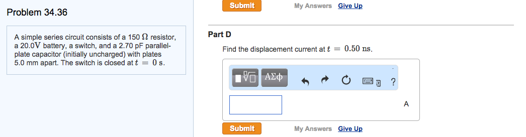 A simple series circuit consists of a 150 ohm | Chegg.com