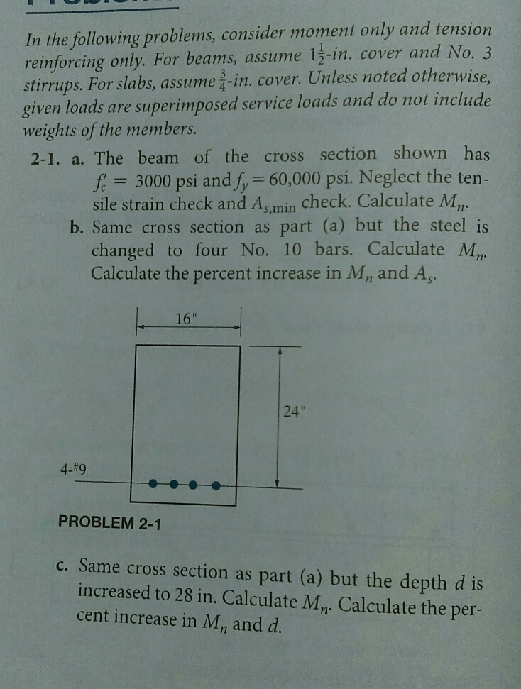 Solved In the following problems, consider moment only and | Chegg.com