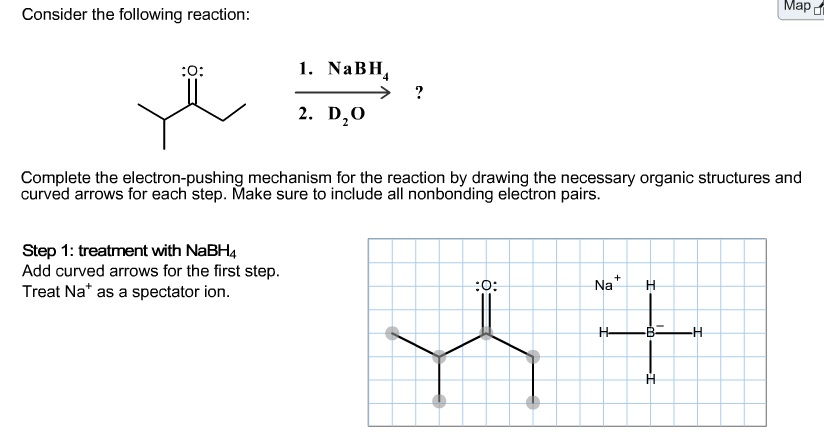 Solved Complete the electron-pushing mechanism for the | Chegg.com