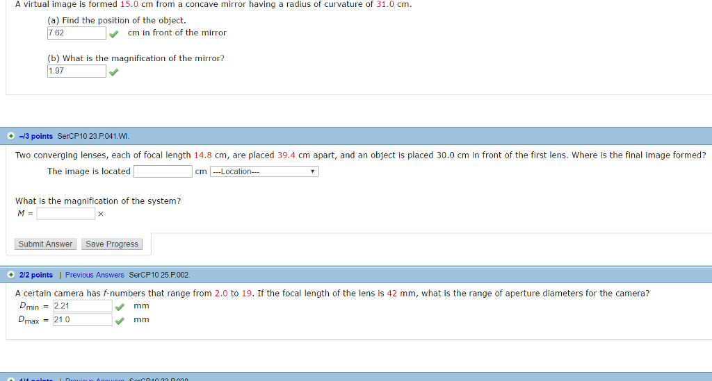 Solved A virtual image is formed 15.0 cm from a concave | Chegg.com