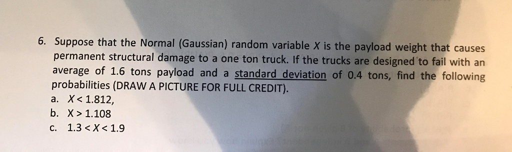 Solved Suppose that the Normal (Gaussian) random variable X | Chegg.com