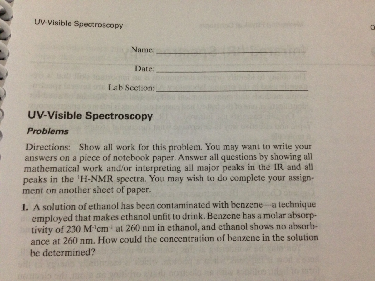 Solved Directions: Show all work for this problem. You may | Chegg.com