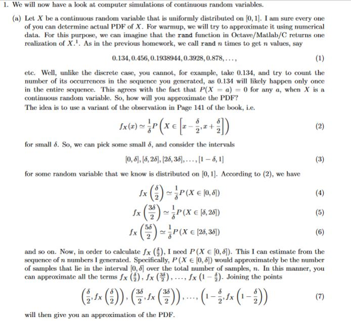 I need help writing a Matlab code to calculate a PDF | Chegg.com