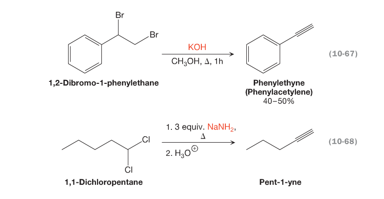 Solved Br Br KOH CHaOH, A, 1h 1,2-Dibromo-1-phenylethane 1. | Chegg.com
