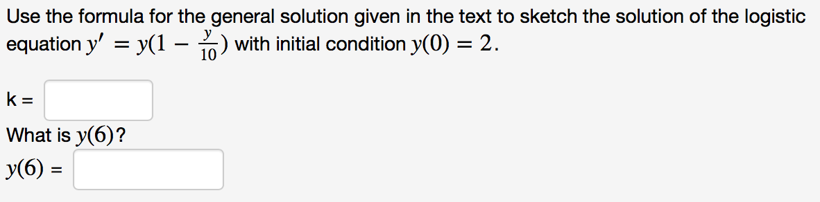 Solved Use the formula for the general solution given in the | Chegg.com